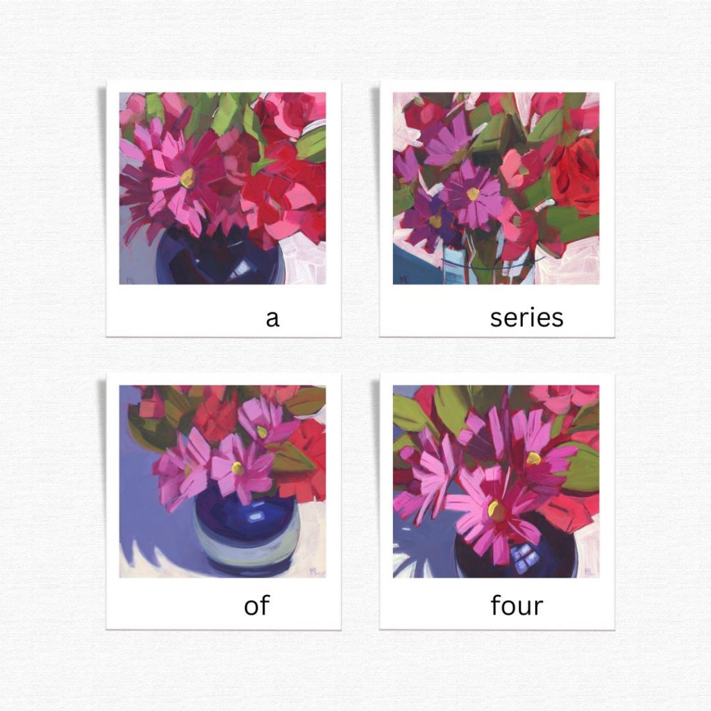 A Series of Four by Mónica Linares – Painting miles